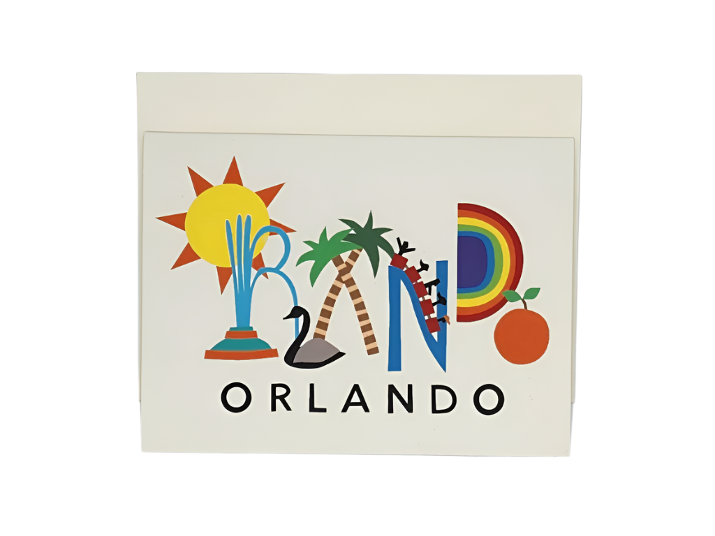 Orlando Icons, Single Note Card – City of Orlando, Discover Downtown